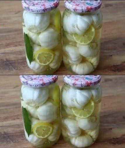 LEMON AND GARLIC CLOVES IN A JAR - Recipes Website