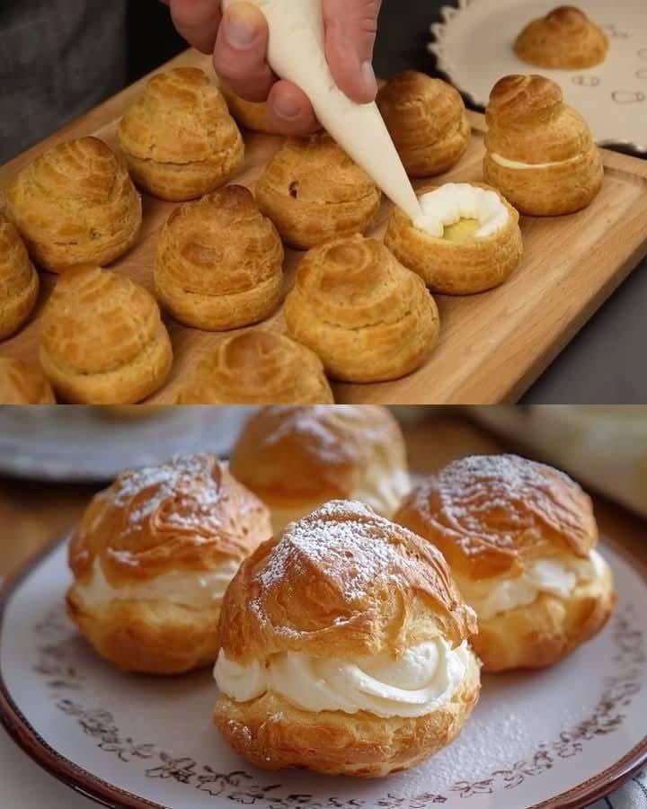 A Childhood Favorite Reimagined: Classic Cream Puffs with Vanilla ...
