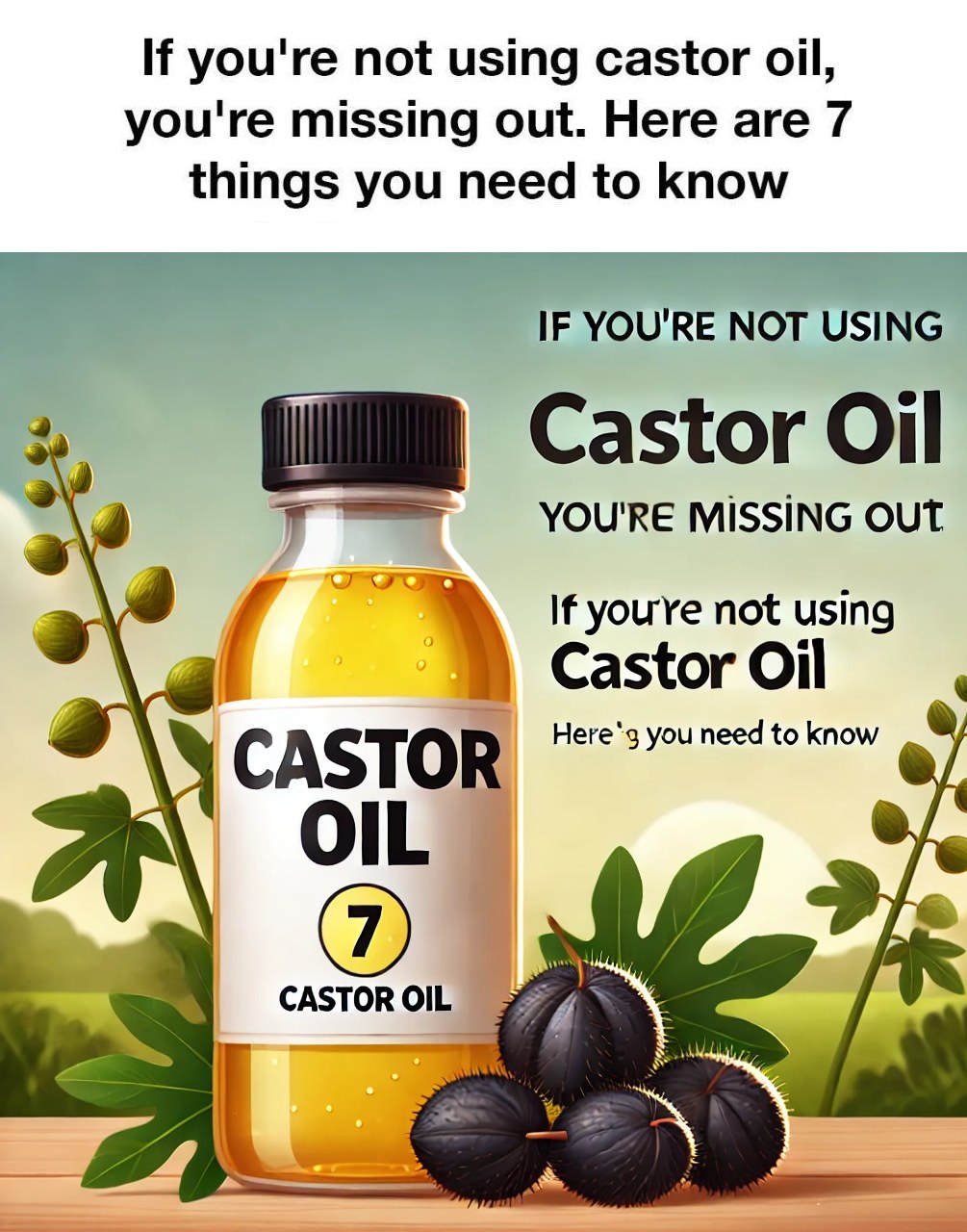 Why You Should Start Using Castor Oil: 7 Essential Benefits - Recipes ...