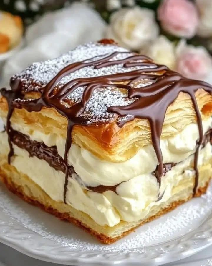 Layered Cream Pastry Recipe - Recipes Website
